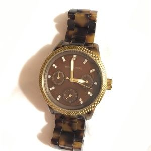 KORS Michael Kors | Accessories | Michael Kors Tortoise Shell Watch ...